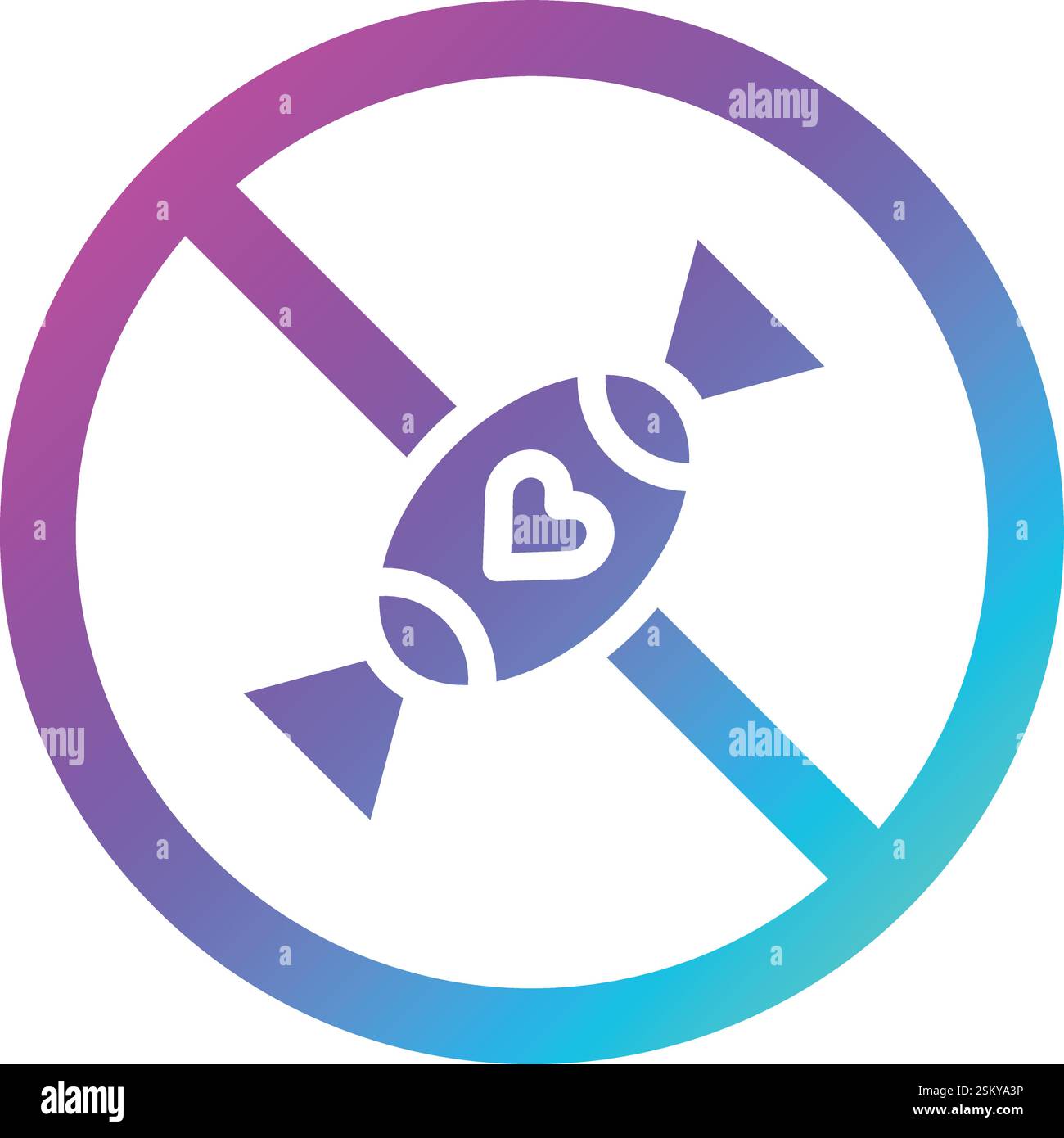 Sugar free flat design Cut Out Stock Images & Pictures - Alamy