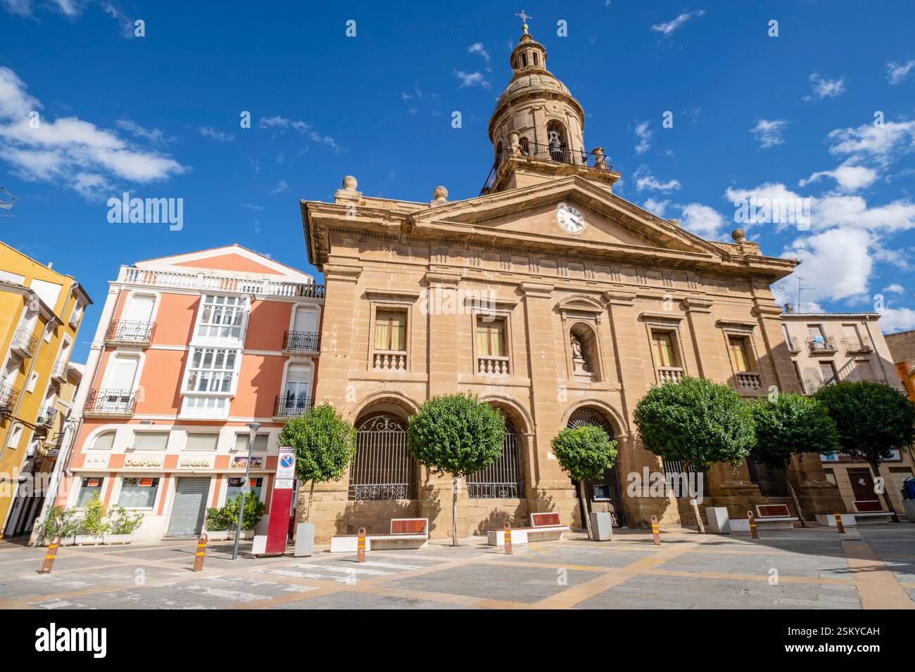 church of Santiago, 17th century, Plaza del Raso,, Calahorra, La Rioja ...