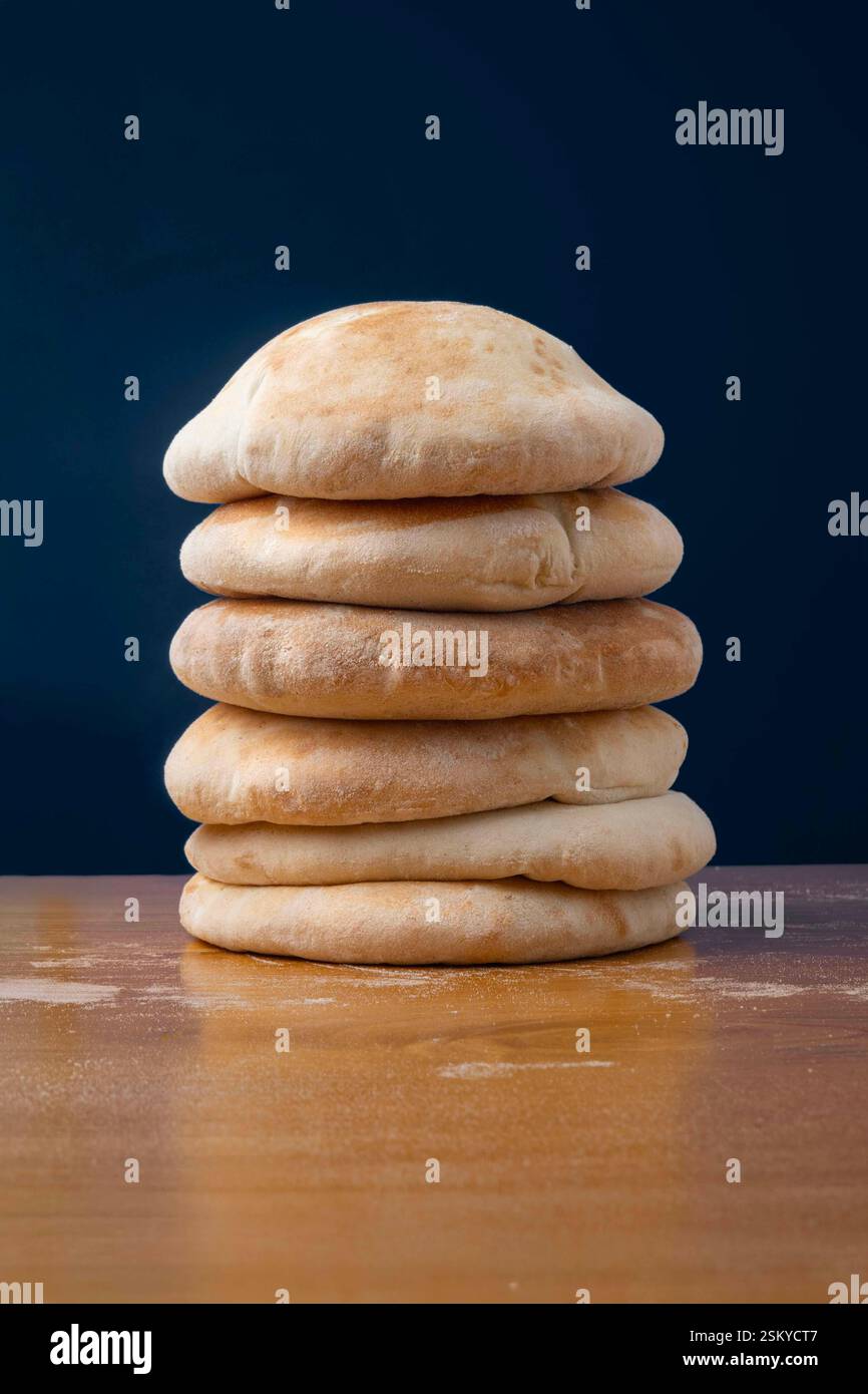 Tunisian Tabouna breads - flatbread Stock Photo - Alamy