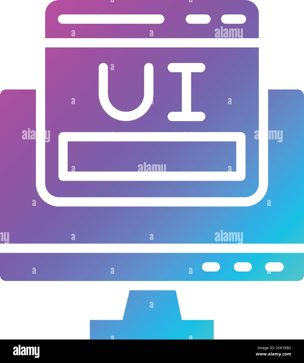 Ui design Vector Icon Design Illustration Stock Vector Image & Art - Alamy
