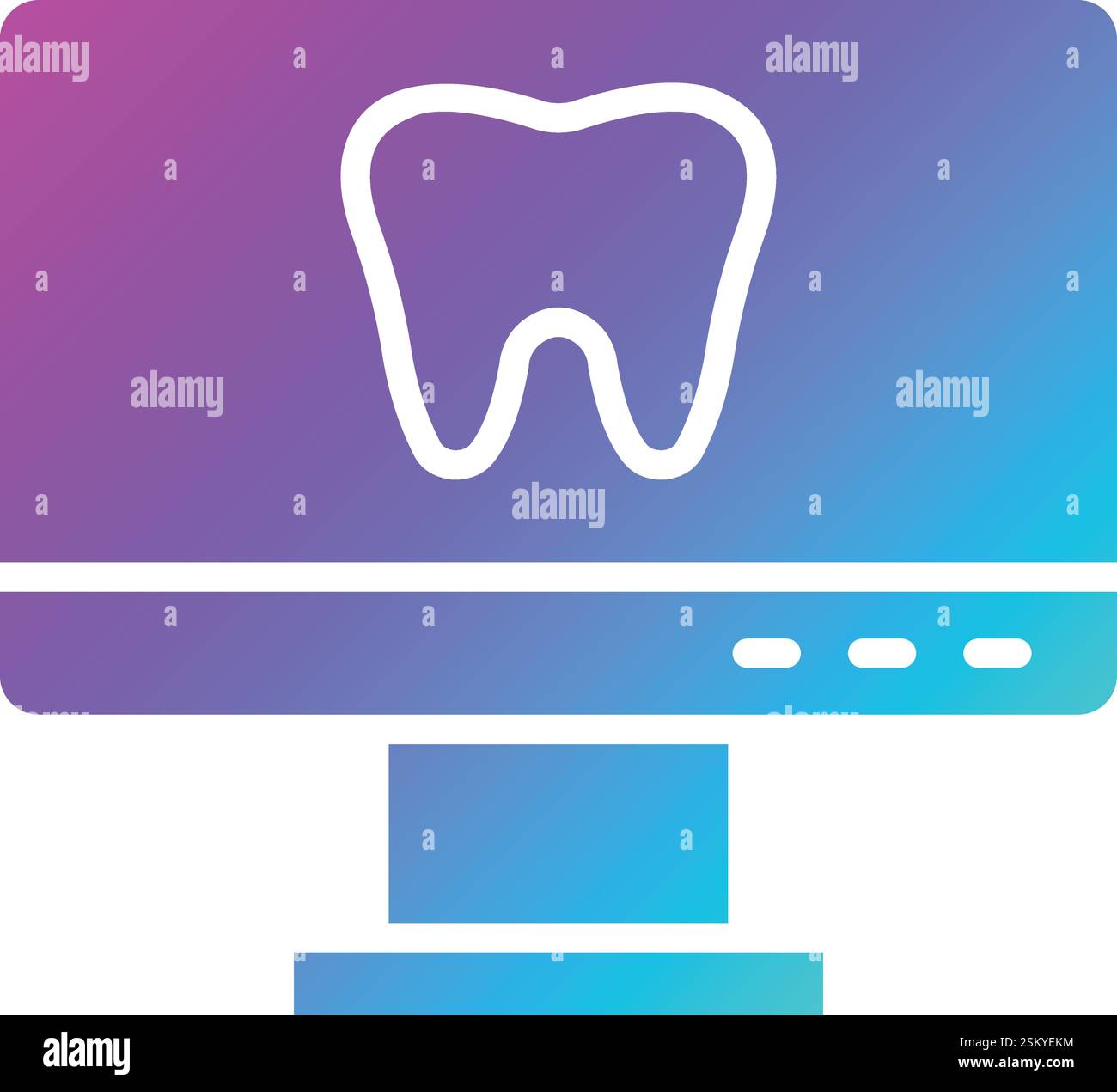 Desktop Vector Icon Design Illustration Stock Vector Image & Art - Alamy