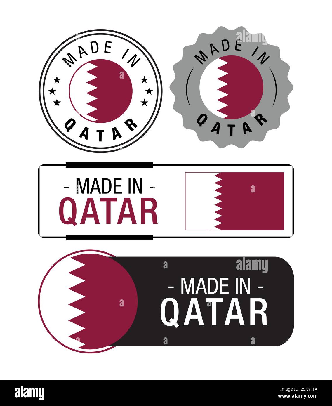 Qatar industry Stock Vector Images - Alamy
