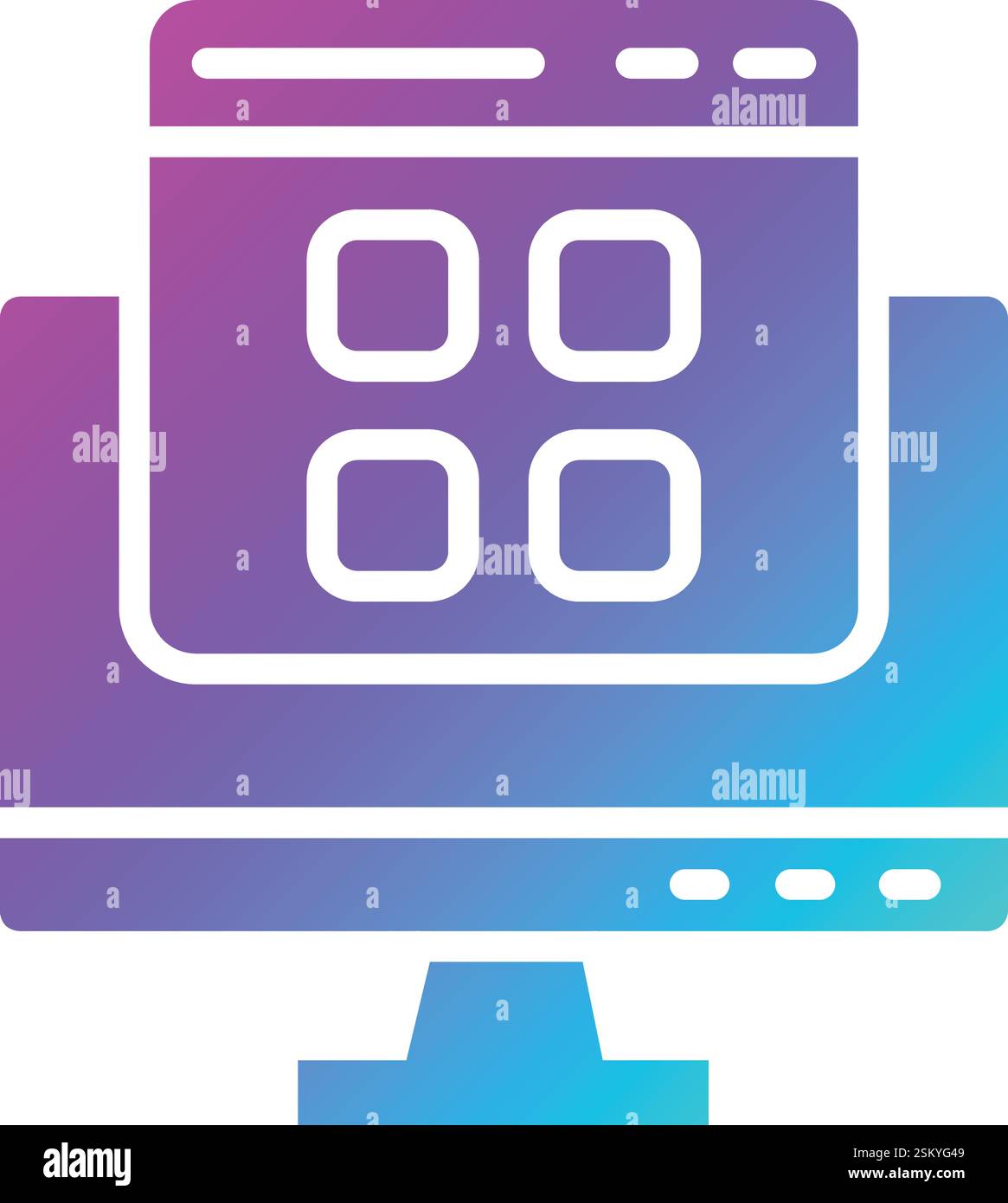 Layout Vector Icon Design Illustration Stock Vector Image & Art - Alamy