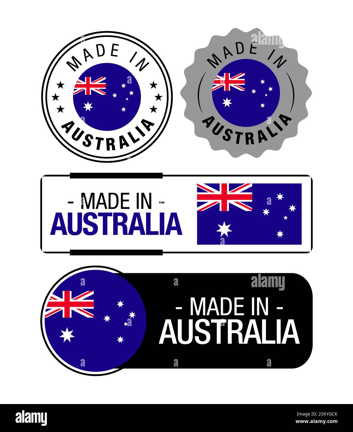 Australia national flag in vector hi-res stock photography and images ...