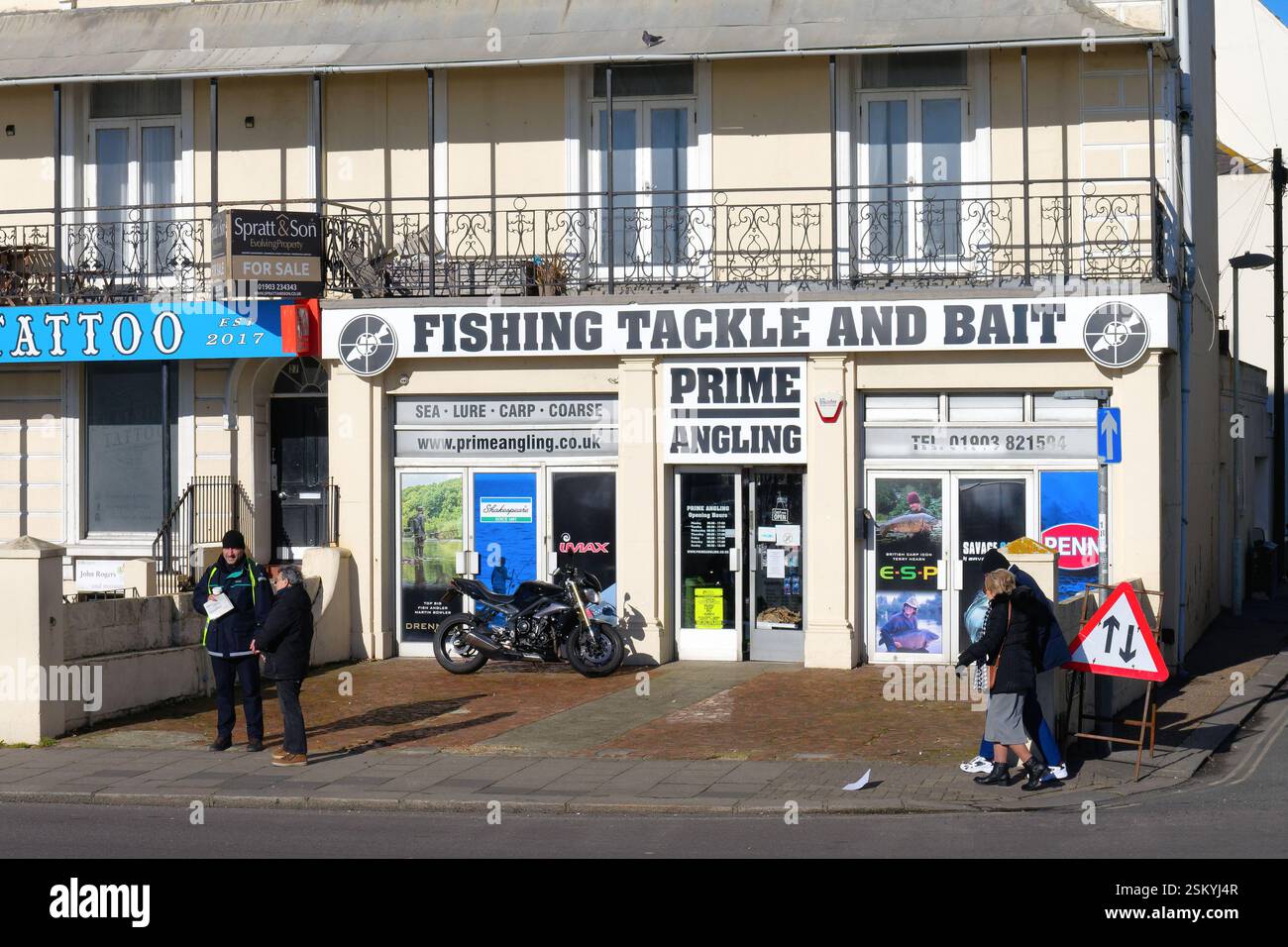 Exterior of The Fishing Tackle and Bait shop on Marine Parade Worthing ...