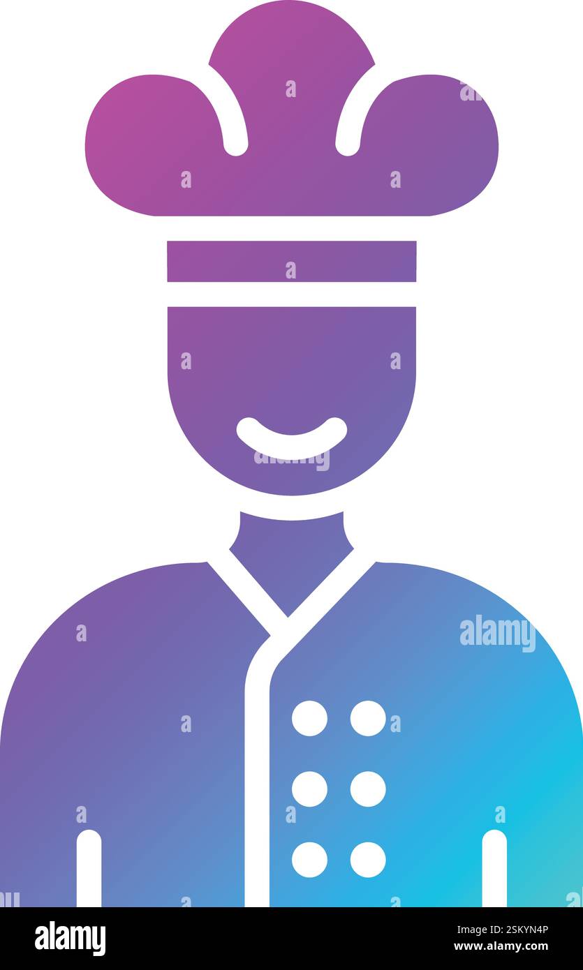 Chef Vector Icon Design Illustration Stock Vector Image & Art - Alamy