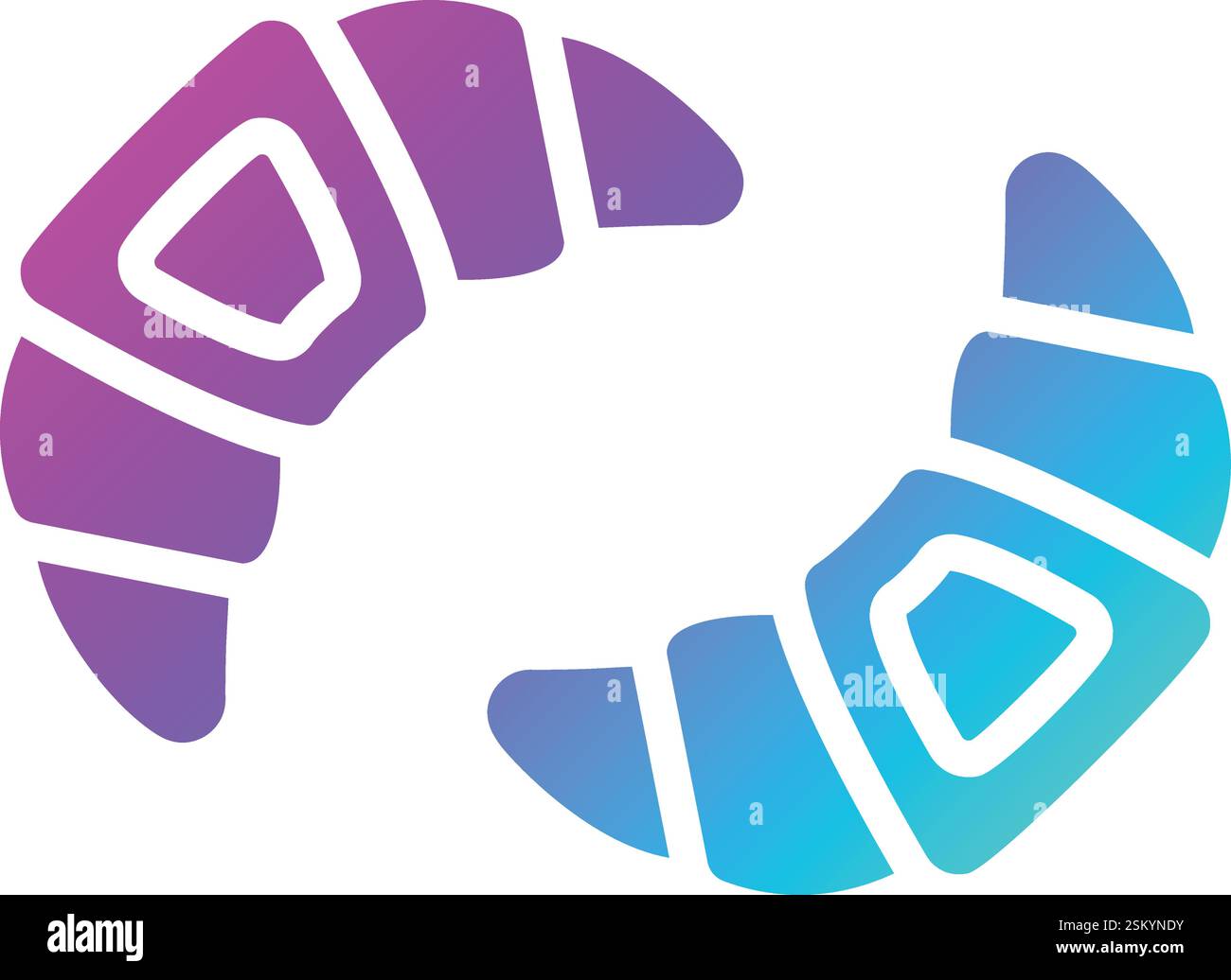 Isolated croissant design Stock Vector Images - Alamy