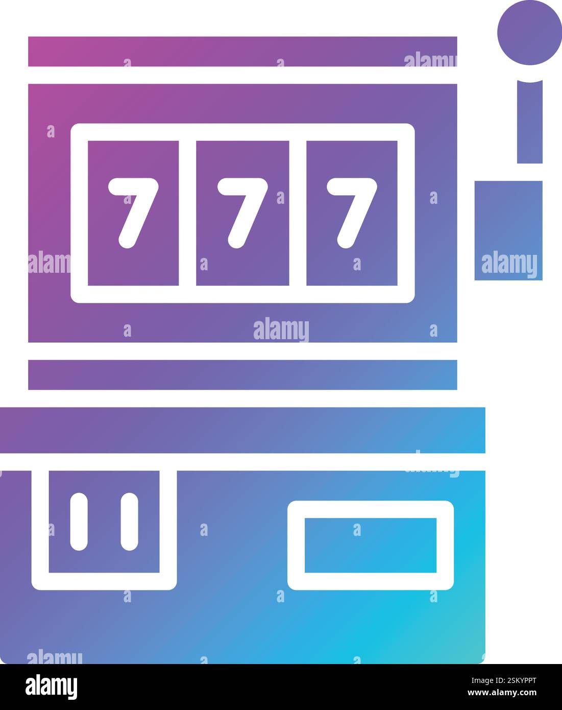 Casino slot machine icons hi-res stock photography and images - Alamy