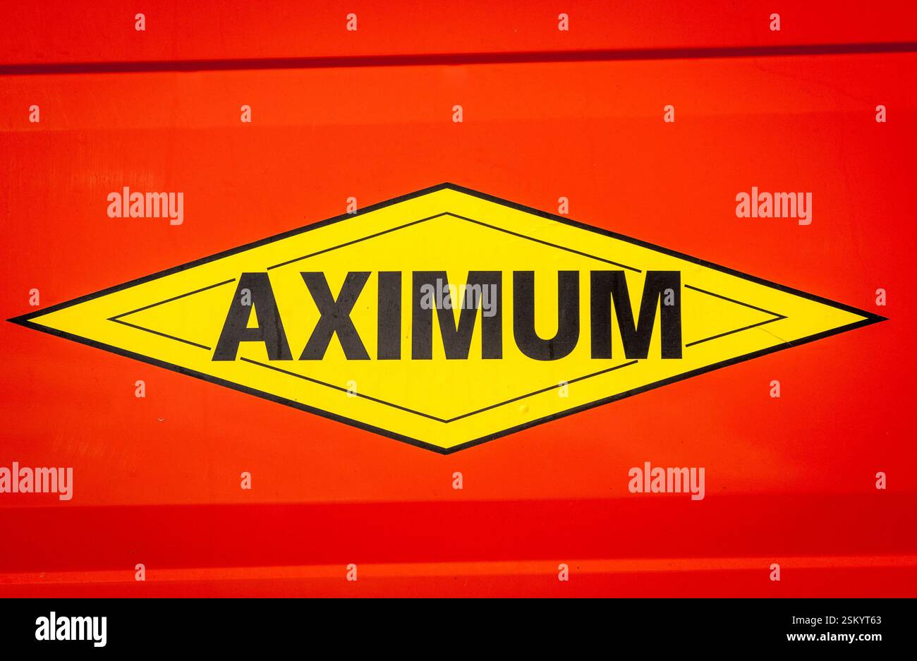 AXIMUM company logo Stock Photo - Alamy