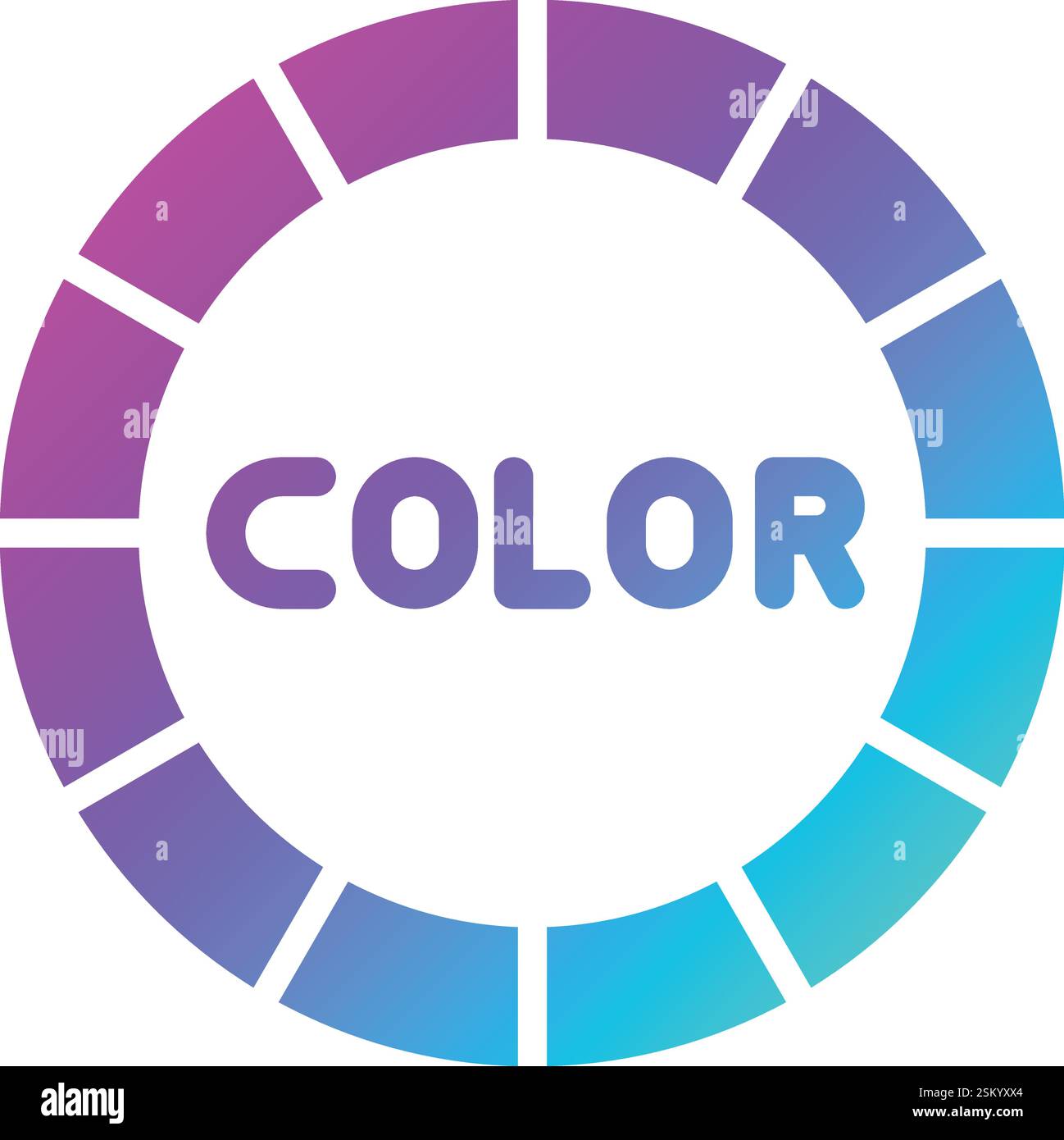 Aesthetic color palette Stock Vector Images - Alamy