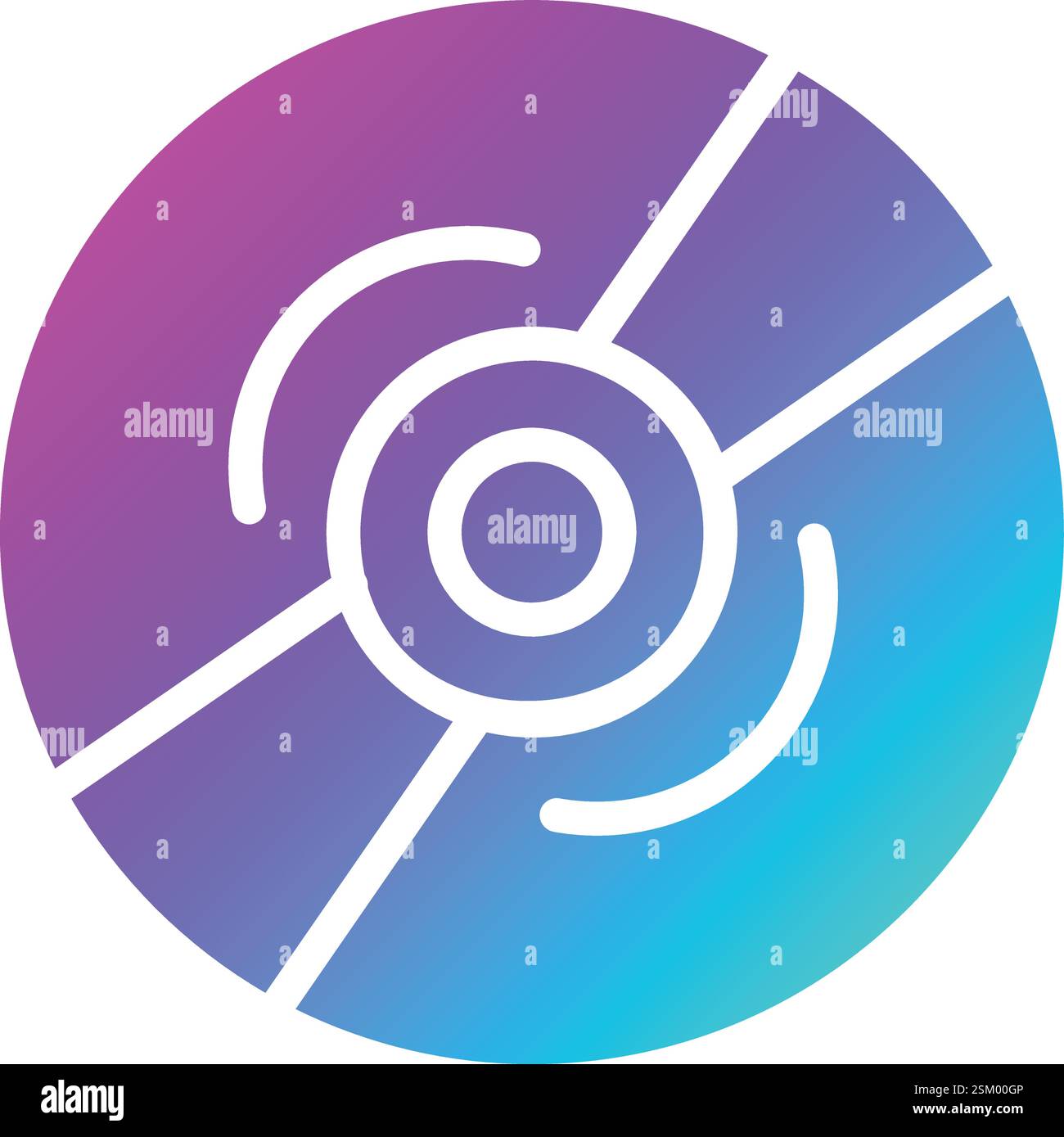 Compact Disk Vector Icon Design Illustration Stock Vector Image & Art ...