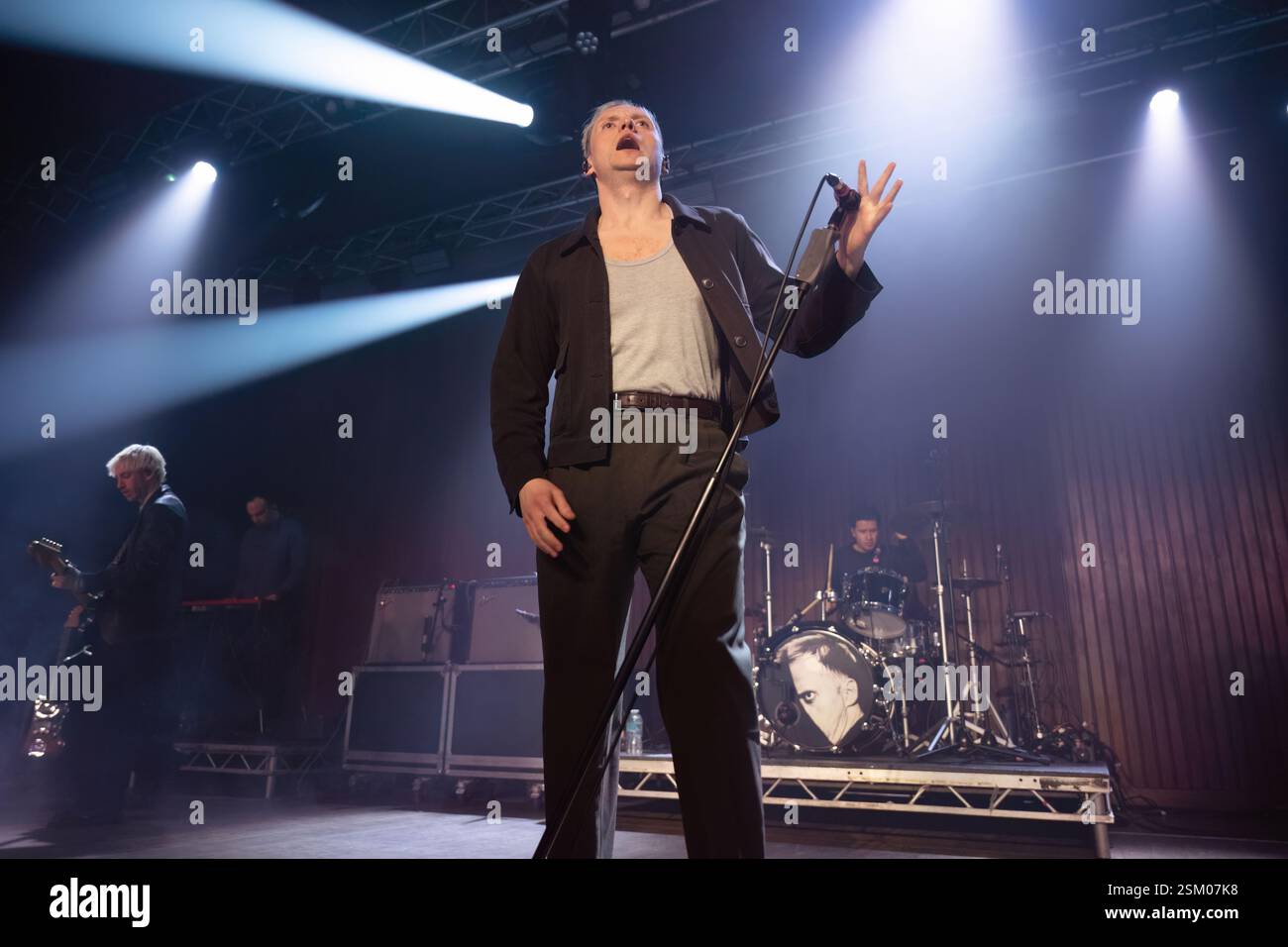 Manchester, UK. 11th February 2025. Hamish Hawk performs at the ...