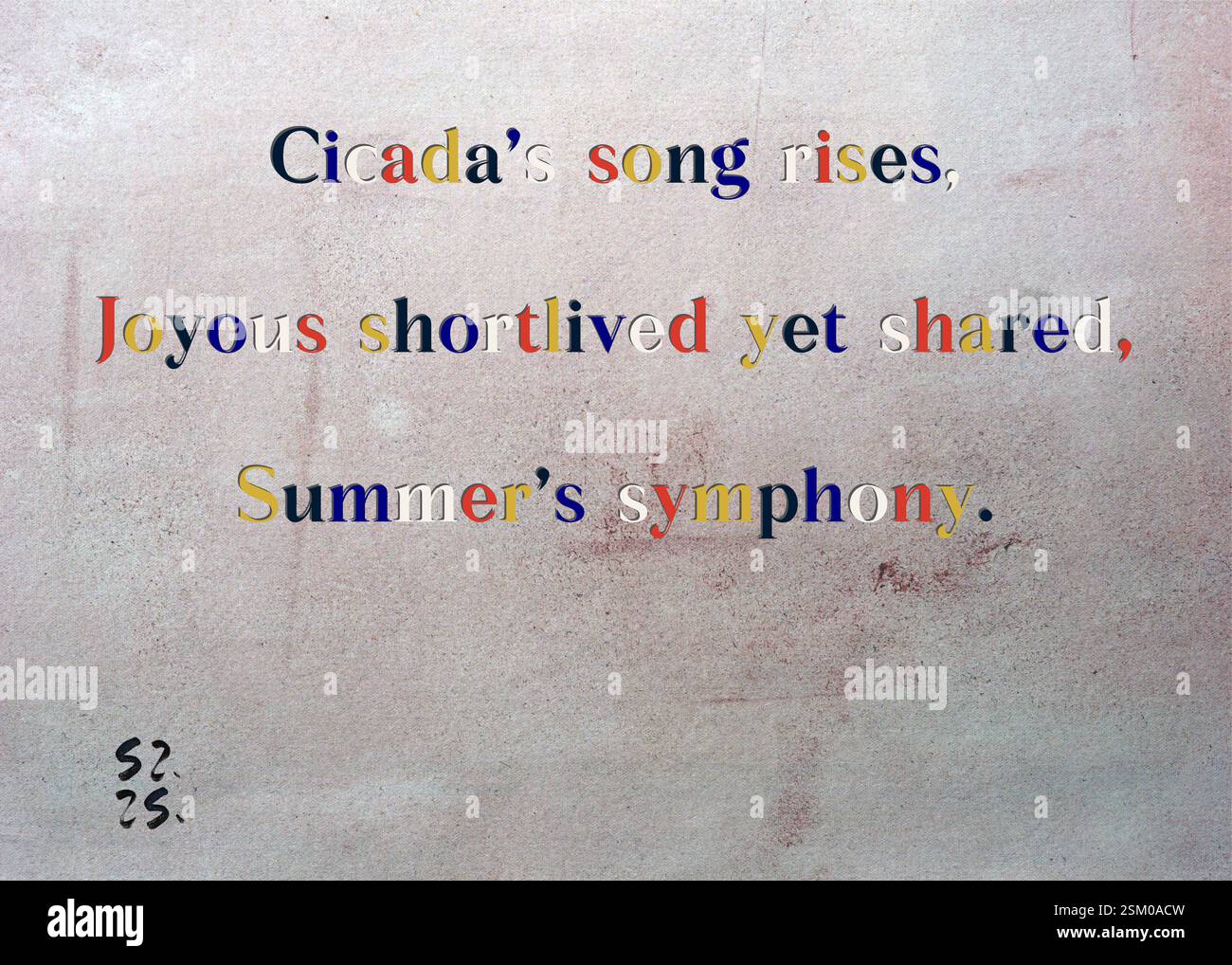 Cicada's song rises, Joyous shortlived yet shared, Summer's symphony ...