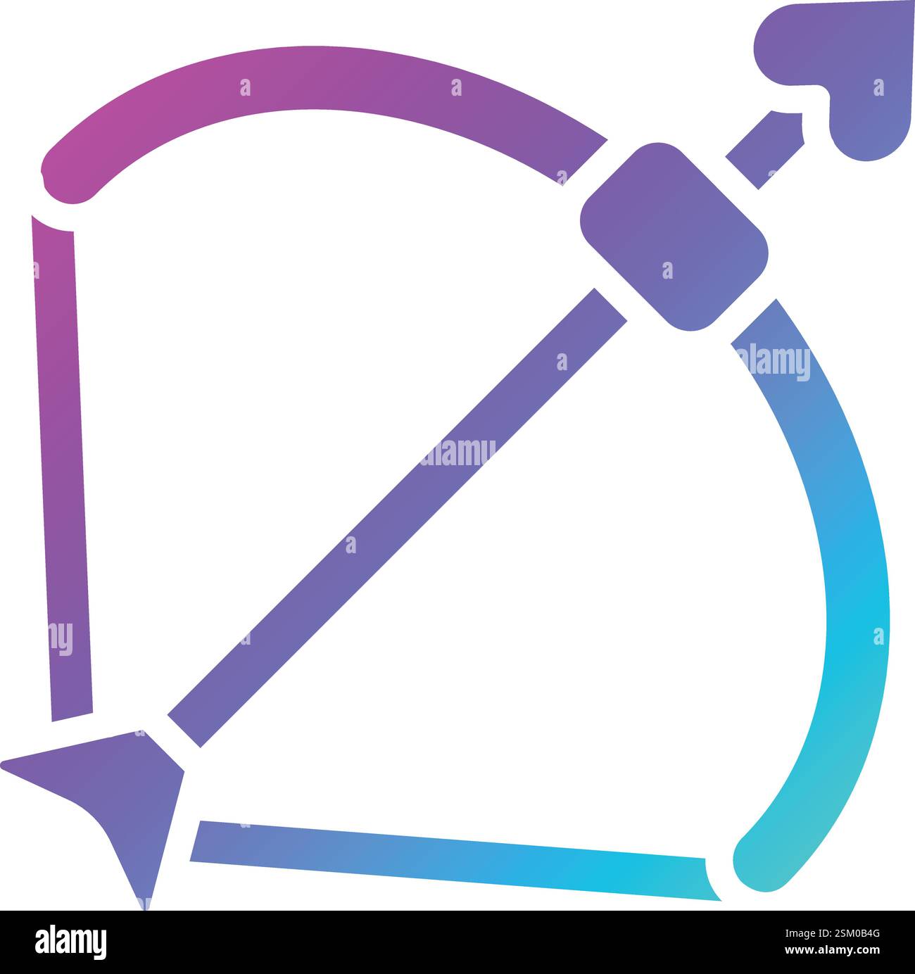 Cupid Arrow Vector Icon Design Illustration Stock Vector Image & Art ...