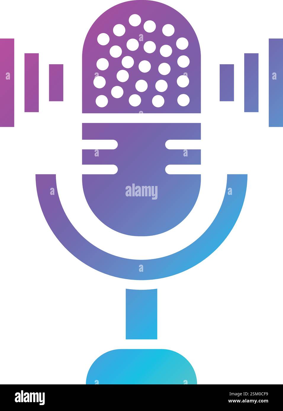 Microphones vector vectors Cut Out Stock Images & Pictures - Alamy