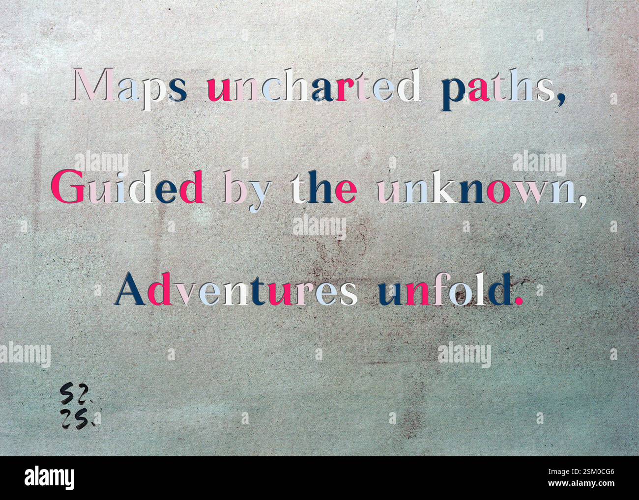 Maps uncharted paths, Guided by the unknown, Adventures unfold. Rebecca ...