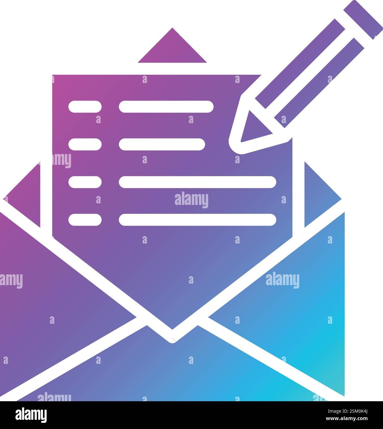 Write Mail Vector Icon Design Illustration Stock Vector Image & Art - Alamy