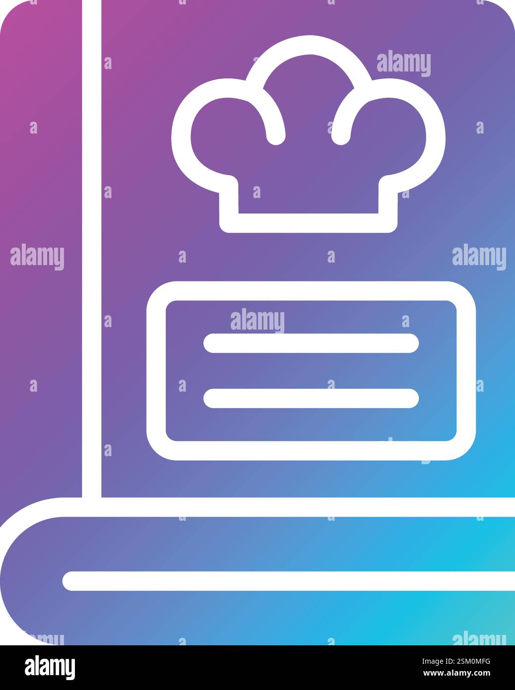 Icon recipe book Cut Out Stock Images & Pictures - Alamy