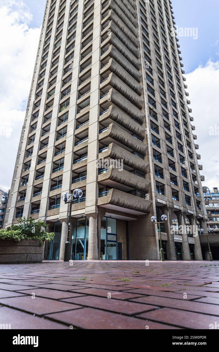 Brutalist concrete architecture residential hi-res stock photography ...