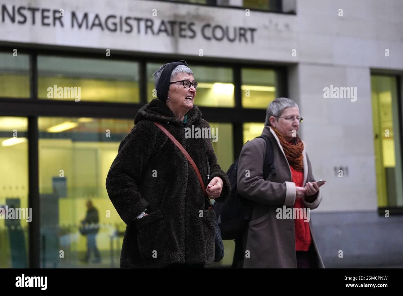 Just Stop Oil protesters Di Bligh (left) and Alyson Lee leaving ...