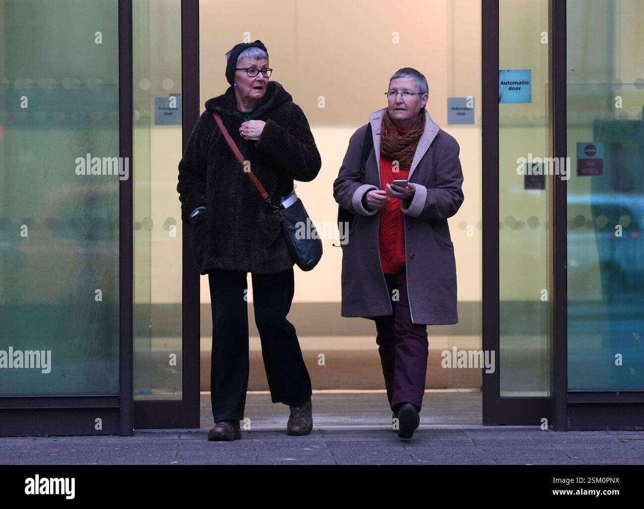 Just Stop Oil protesters Di Bligh (left) and Alyson Lee leaving ...