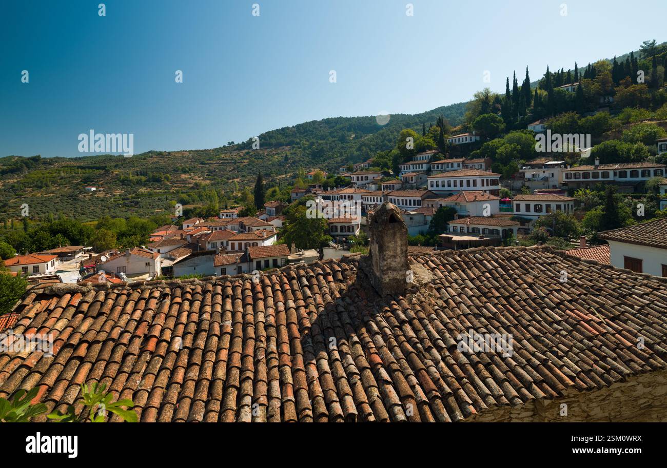 Sirince village. Greek village with historical authentic houses. Famous ...