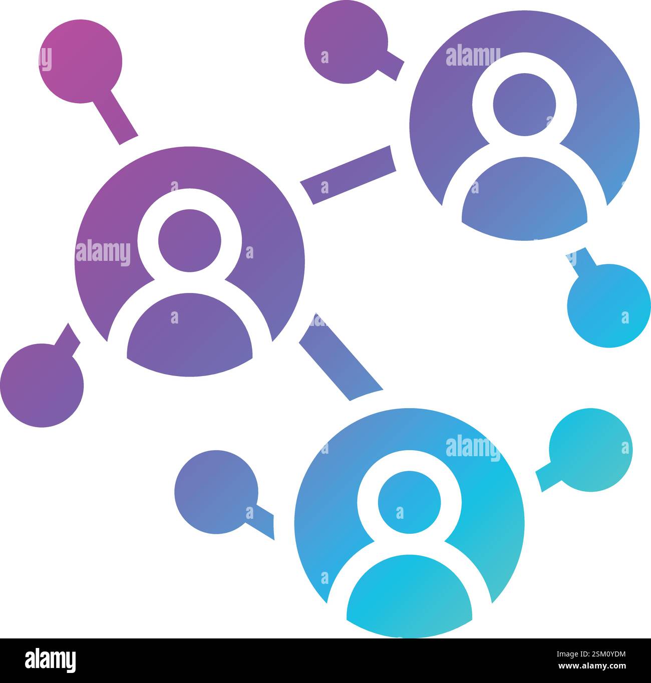 Business Network Vector Icon Design Illustration Stock Vector Image ...