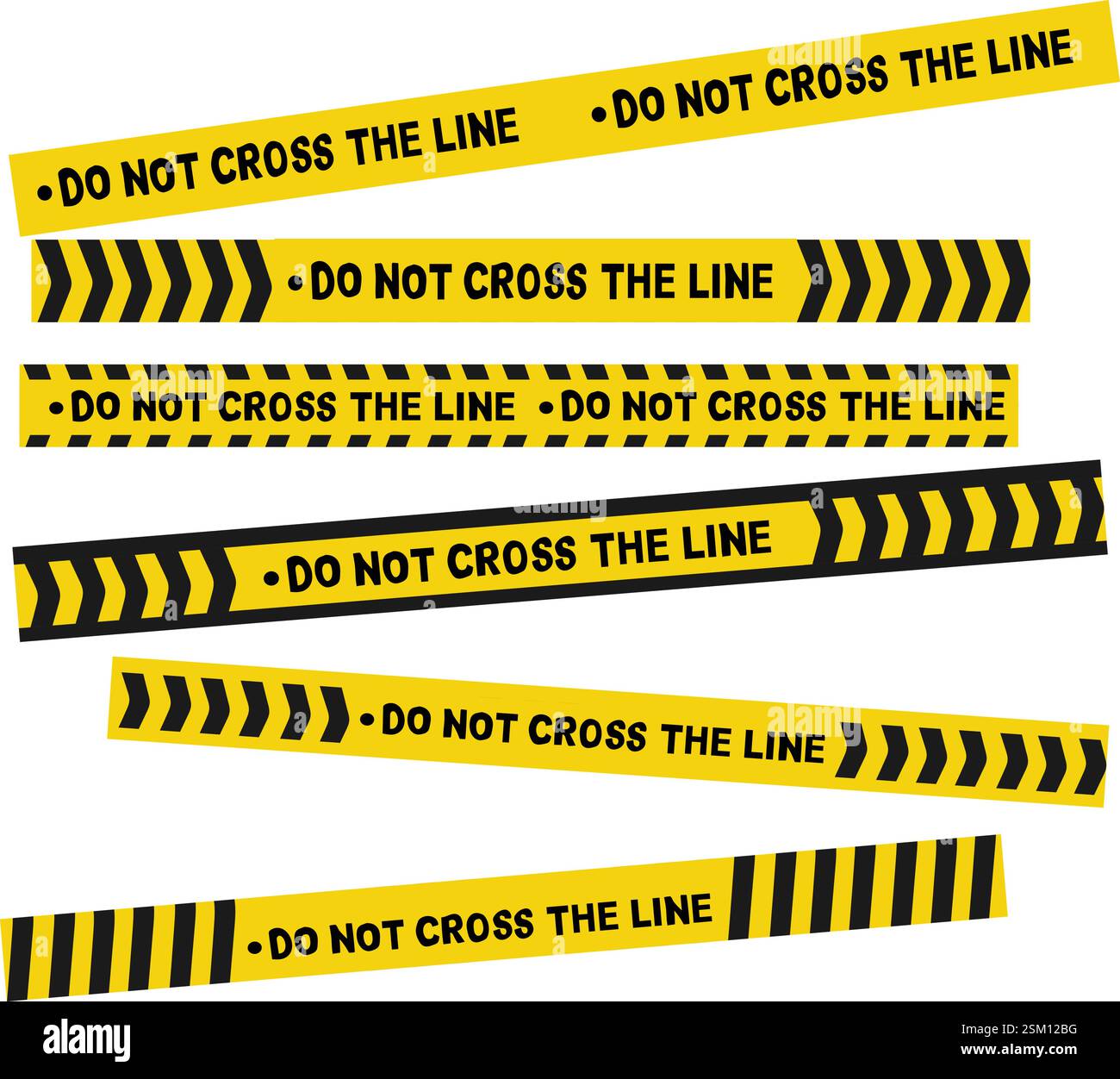 Police line cross tapes Cut Out Stock Images & Pictures - Alamy