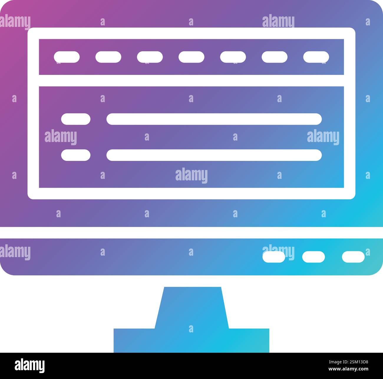 Screen app icons view Cut Out Stock Images & Pictures - Alamy