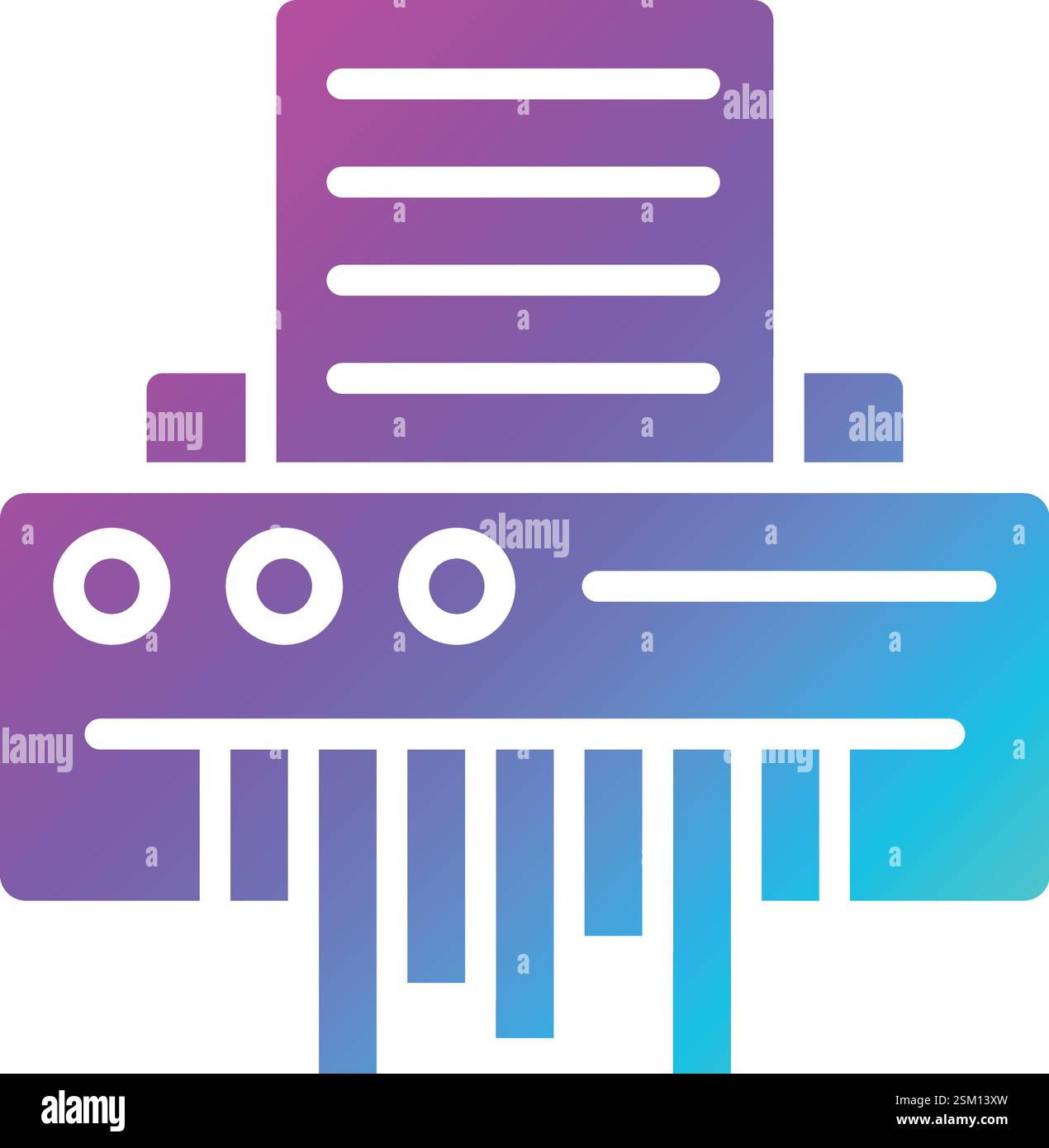 Paper shredder machine Cut Out Stock Images & Pictures - Alamy