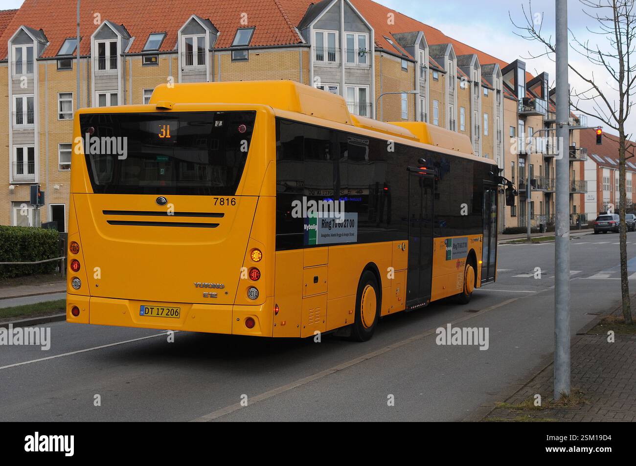 Copenhagen/ DenmarK/12 february 2025/Bus route 31 runs on electric ...