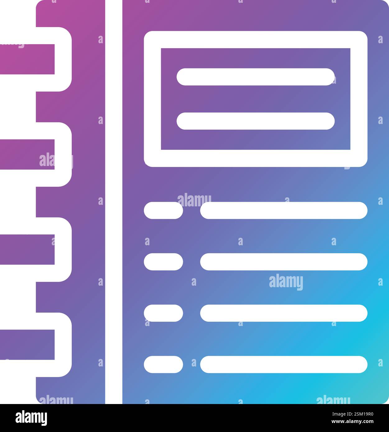 Diary Vector Icon Design Illustration Stock Vector Image & Art - Alamy