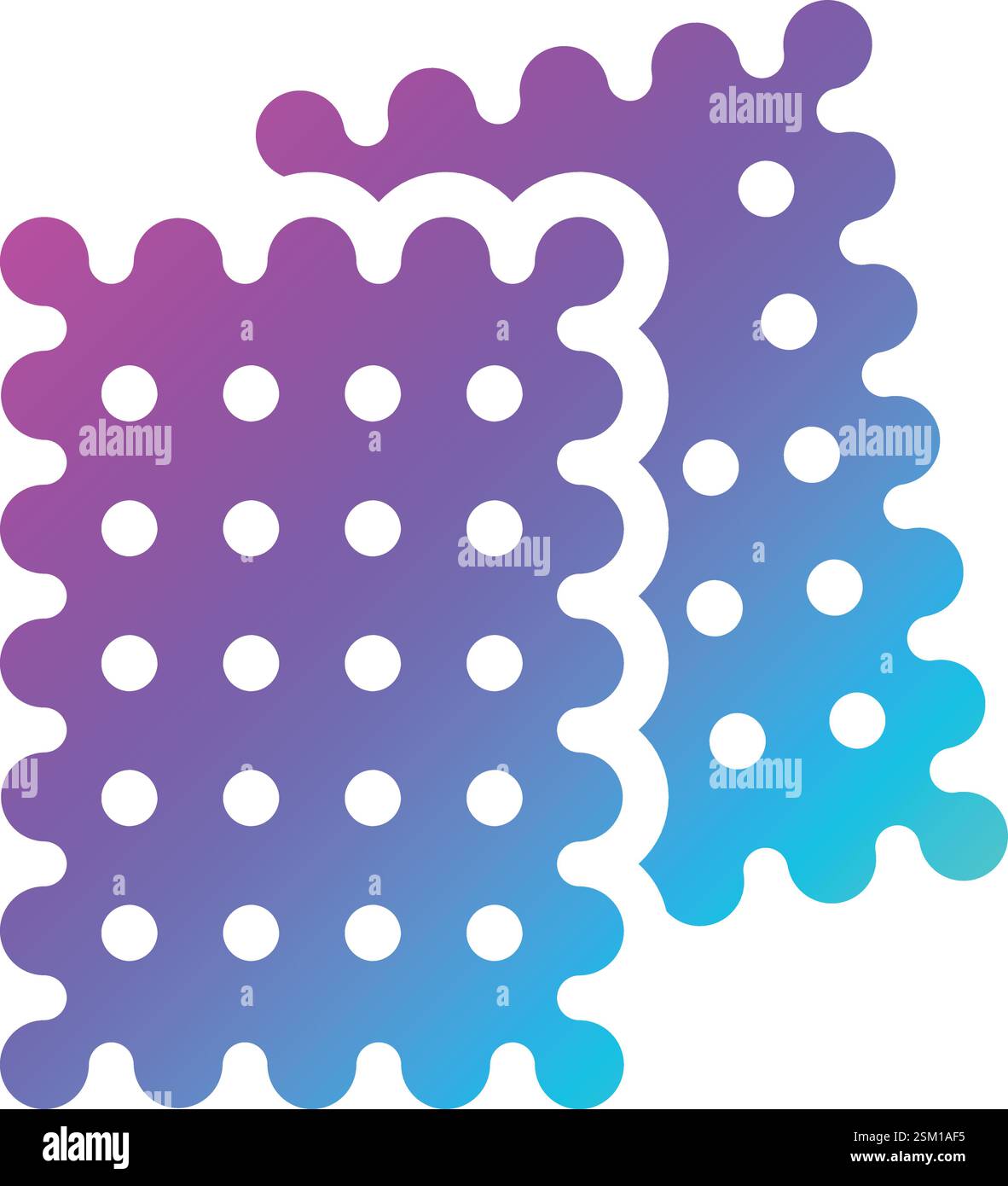 Biscuit line icon outline Cut Out Stock Images & Pictures - Alamy