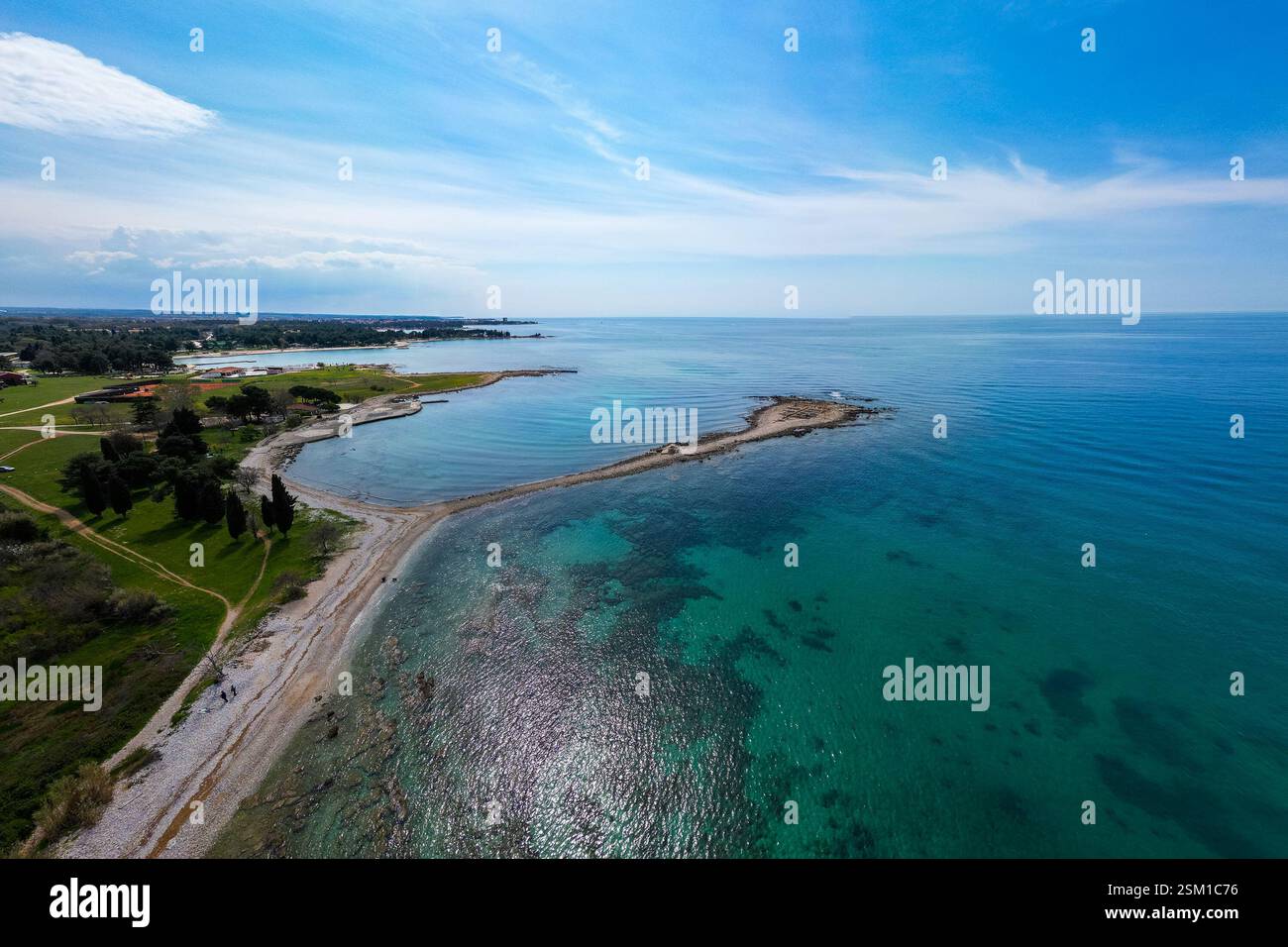Aerial photo of the Sipar Archaeological Site - sunken ancient Roman ...