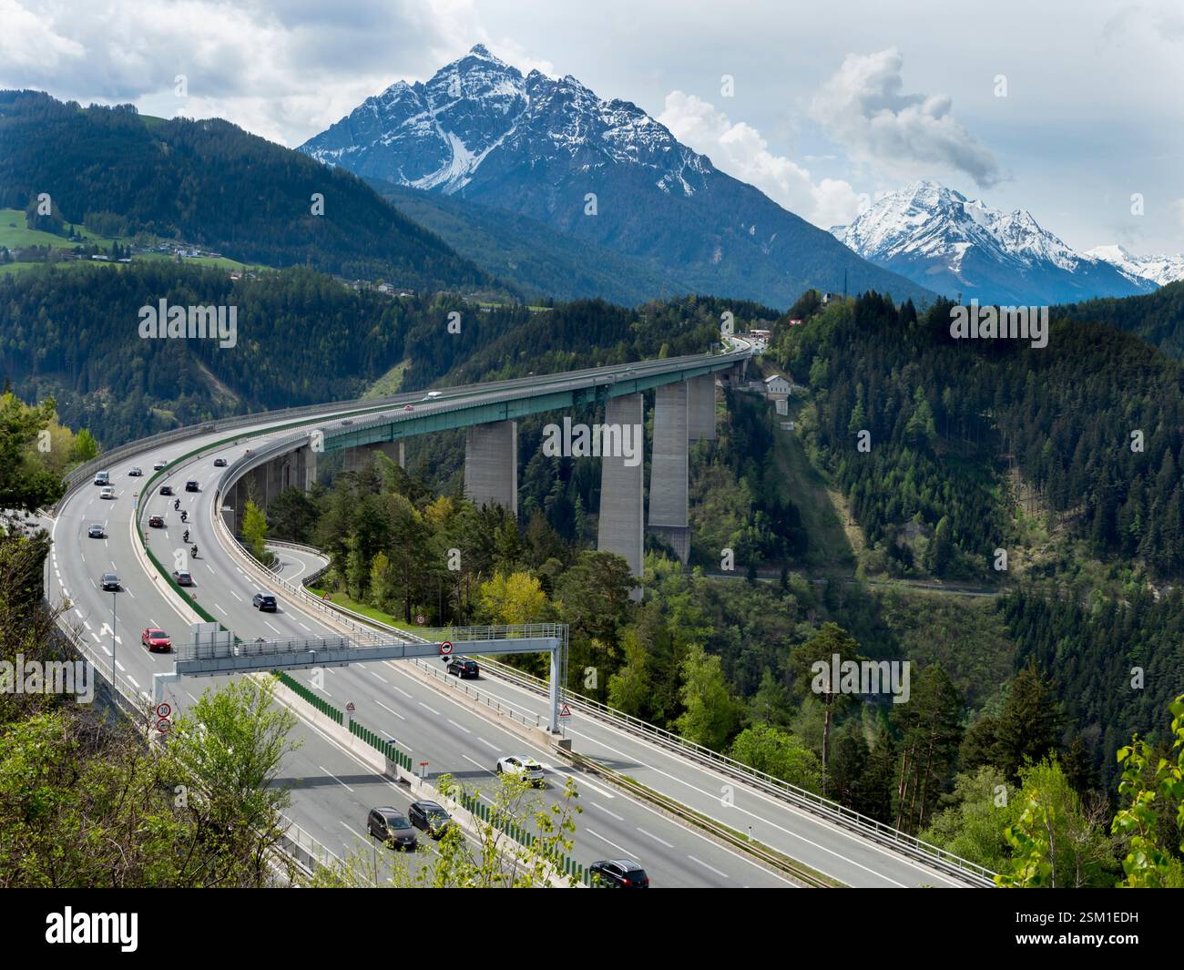Austria, Tyrol, autobahn A13 Brenner Stock Photo - Alamy