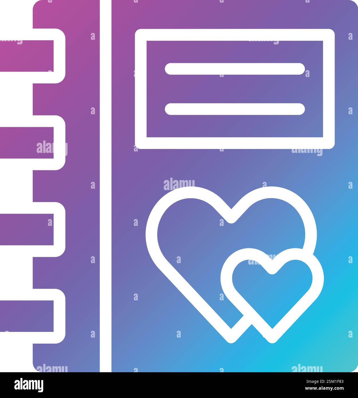 Diary Vector Icon Design Illustration Stock Vector Image & Art - Alamy