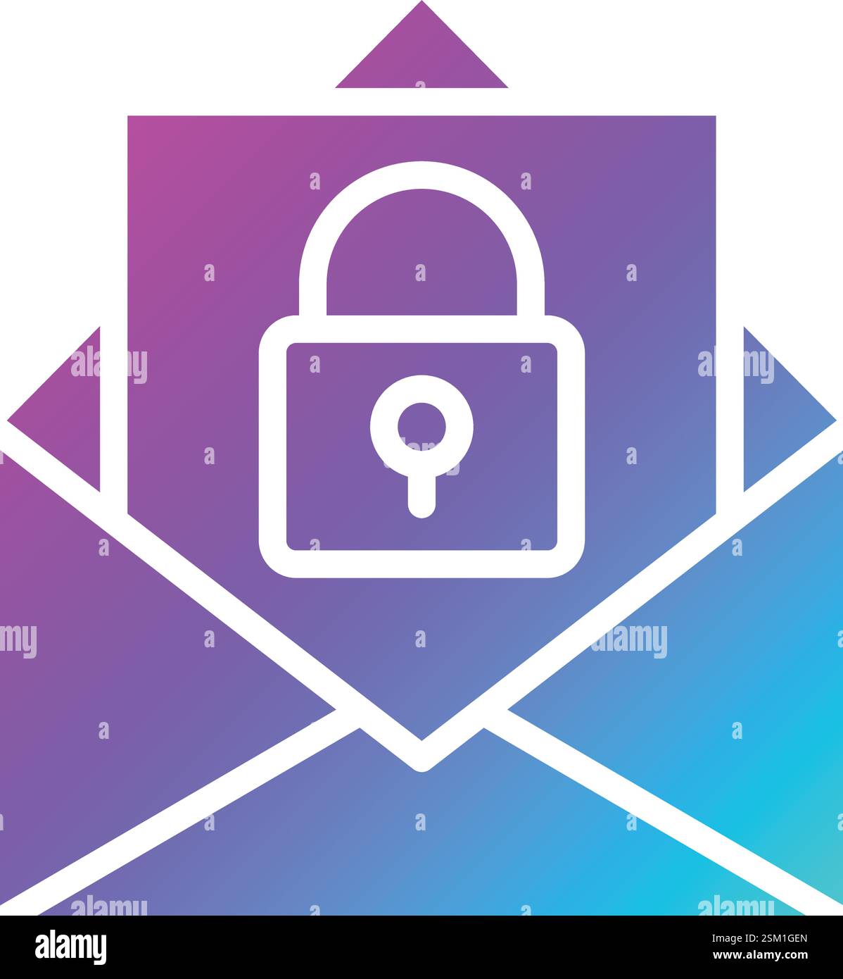 Encrypted Vector Icon Design Illustration Stock Vector Image & Art - Alamy