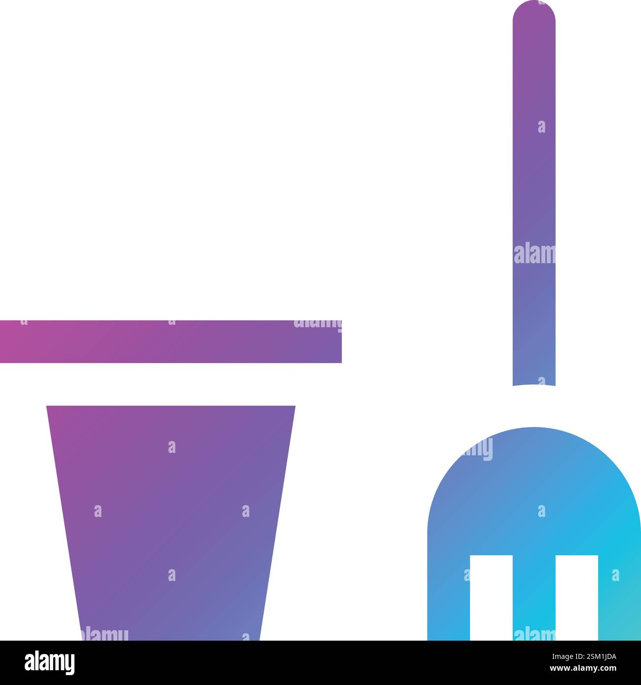 Mop logo design hi-res stock photography and images - Alamy