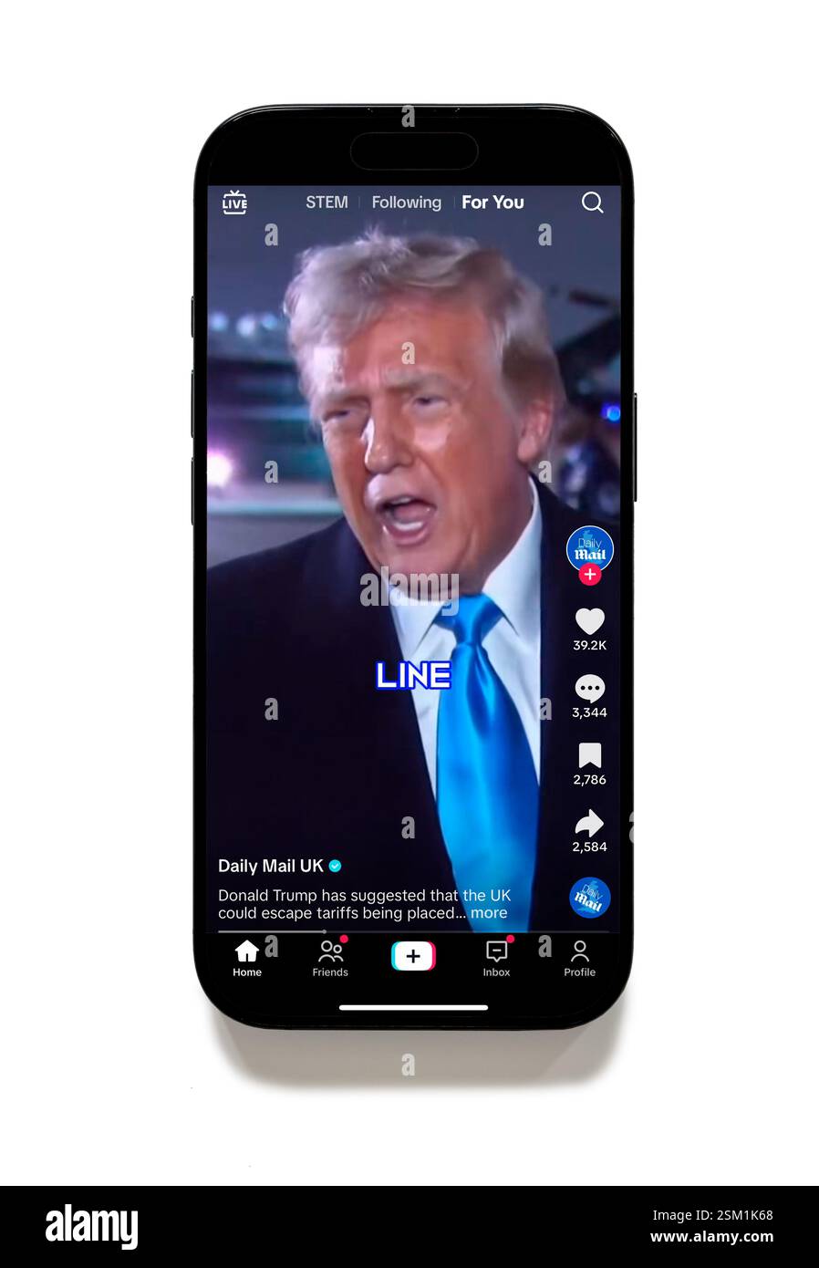 Tiktok on mobile phone hi-res stock photography and images - Alamy