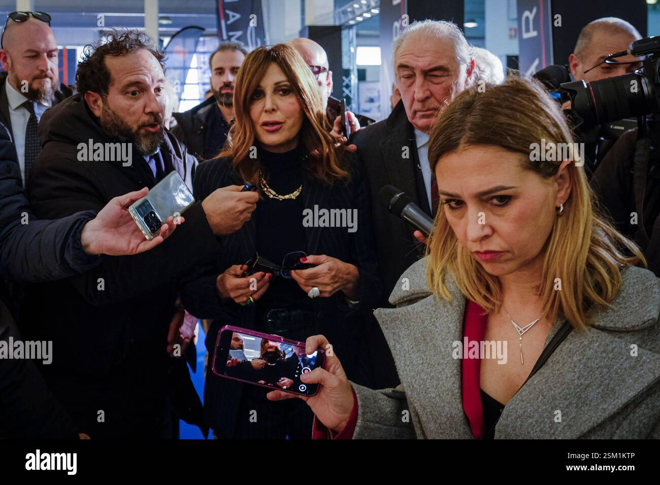Napoli, Italy. 12th Feb, 2025. Giorgia Meloni's Minister of Italian ...