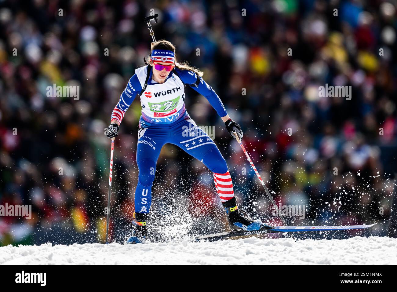 Deedra Irwin of, United States. , . competes in mixed relay during the ...