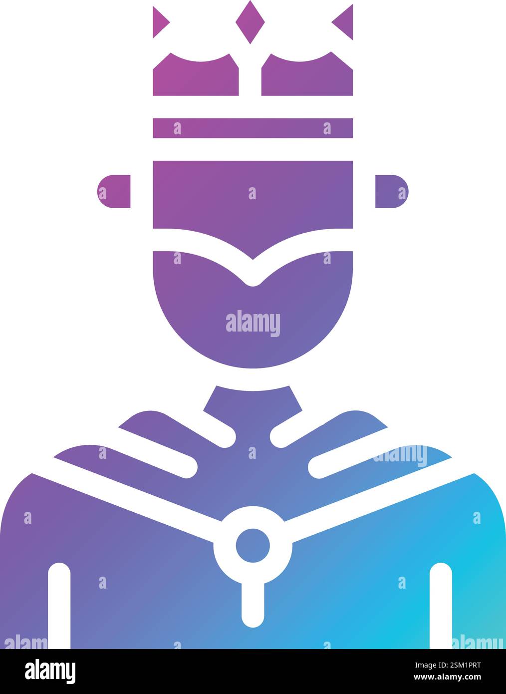 King Vector Icon Design Illustration Stock Vector Image & Art - Alamy
