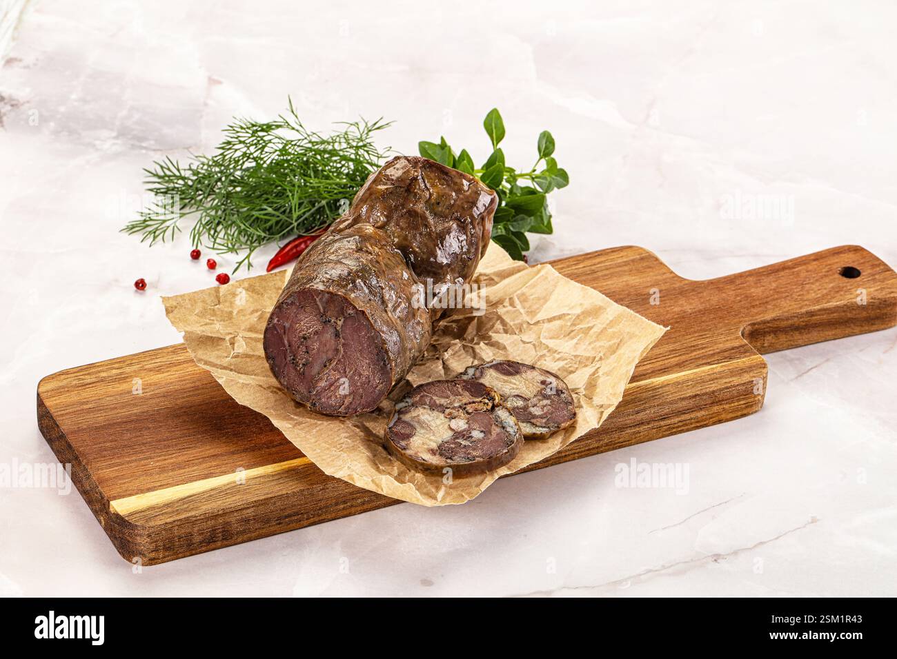 Kazy - traditional Kazakh horse meat sausage Stock Photo - Alamy