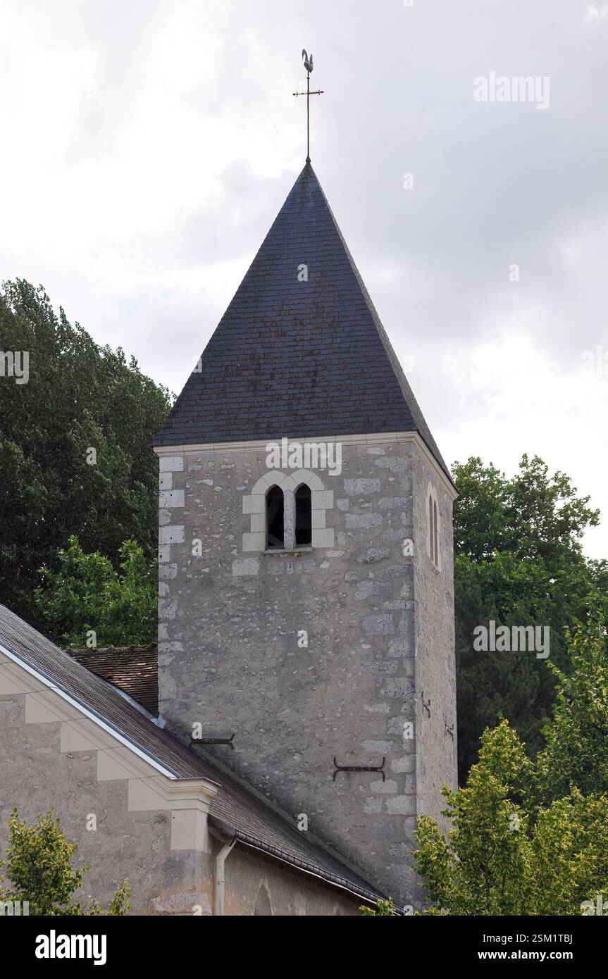 Iglesia de San Eligio, Saint Eligius church, Fougères-sur-Bièvre ...