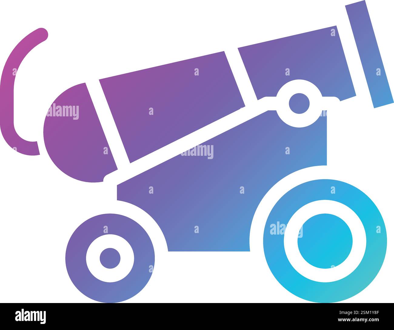 Cannon icons set in Stock Vector Images - Alamy