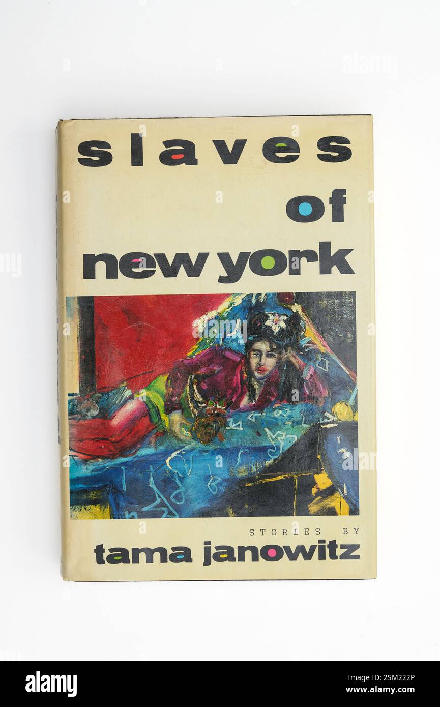 Book cover of Slaves of New York by Tama Janowitz Stock Photo - Alamy