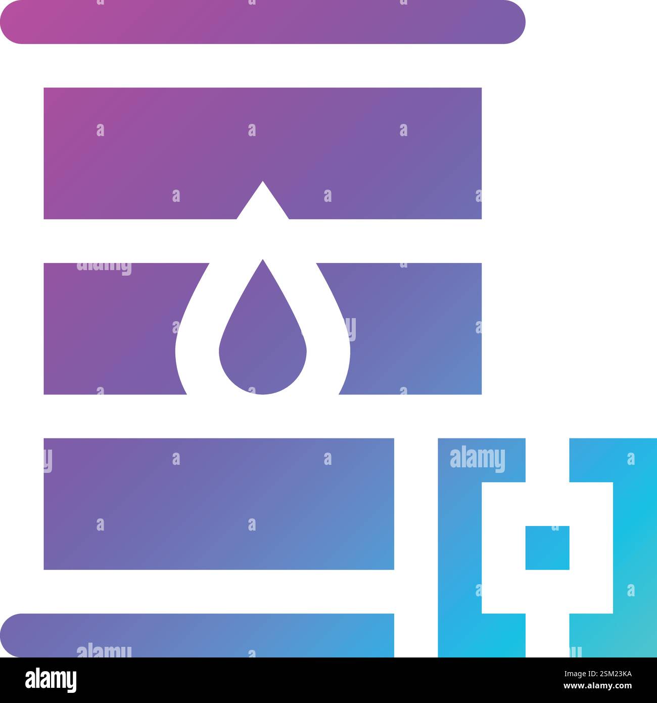 Barrel Chart Vector Icon Design Illustration Stock Vector Image & Art ...