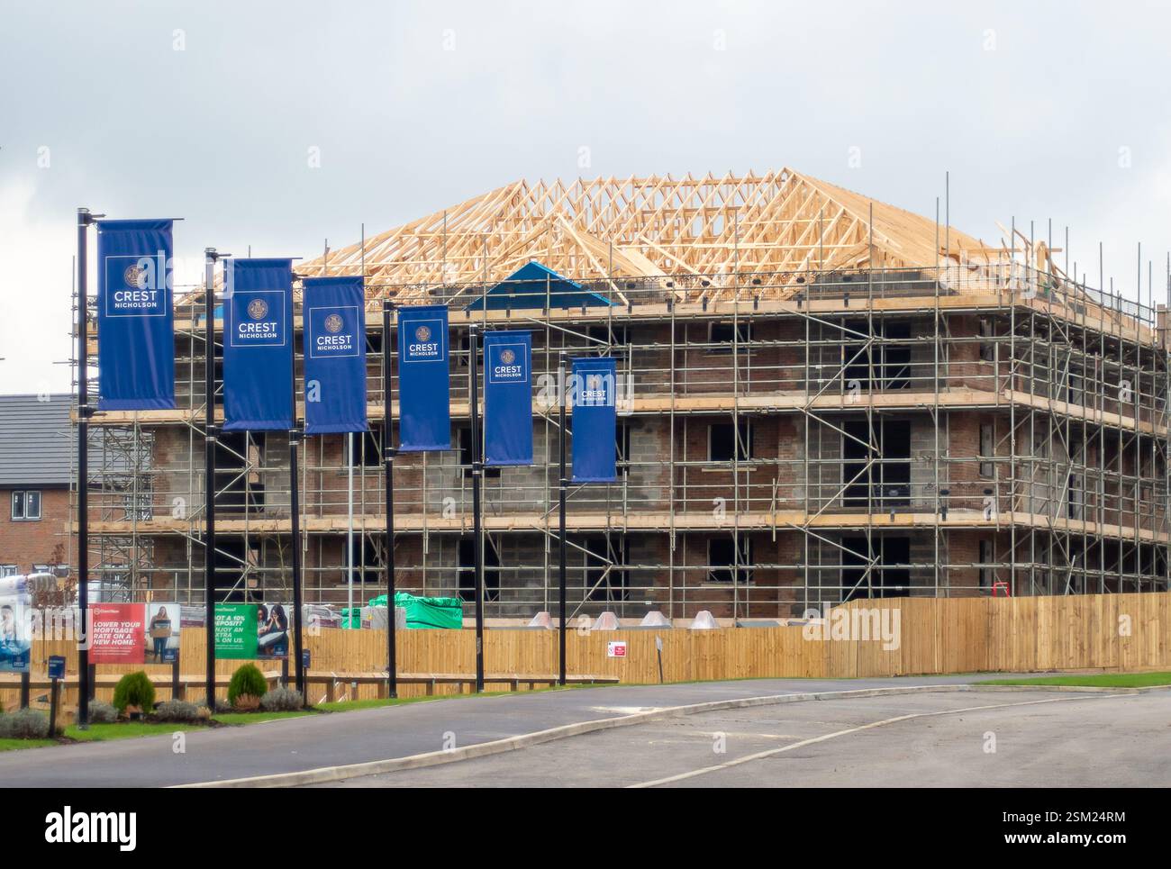 Windsor, UK. 12th February, 2025. The new Crest Nicholson property ...