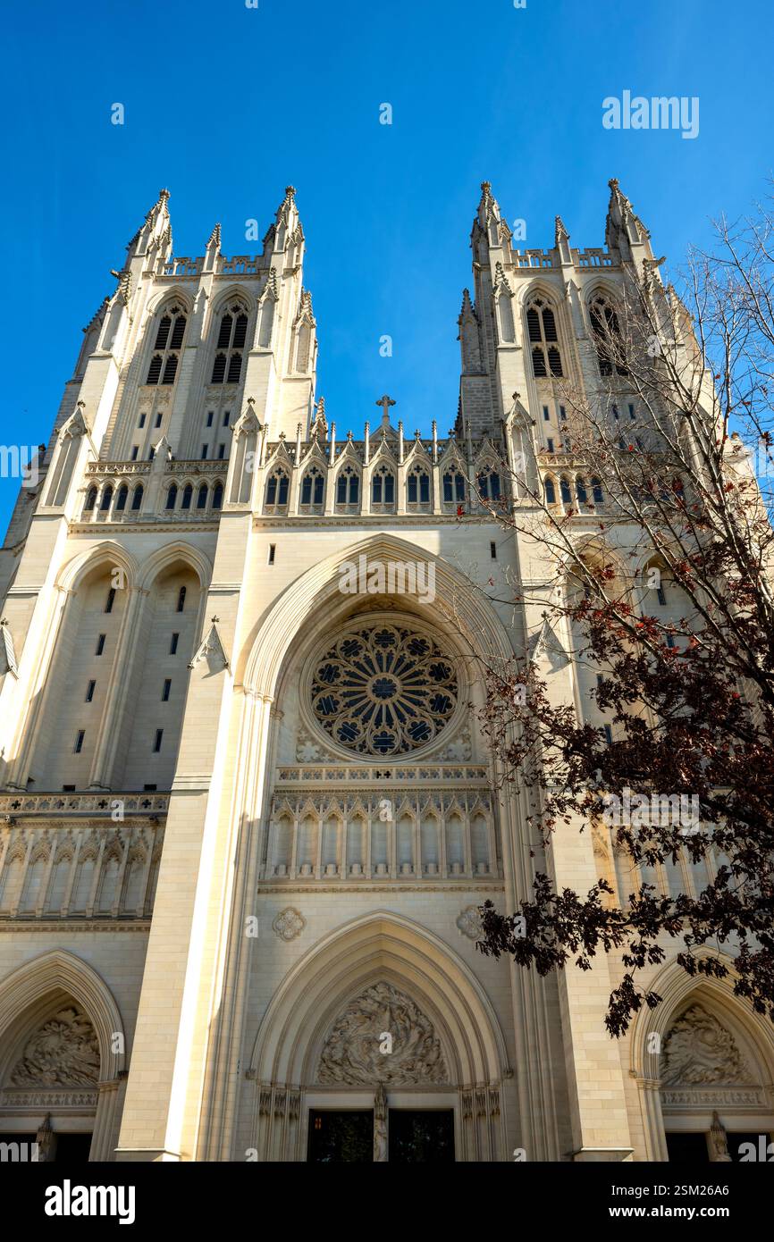 Pilgrim Observation Gallery and towers at the National Cathedral in ...