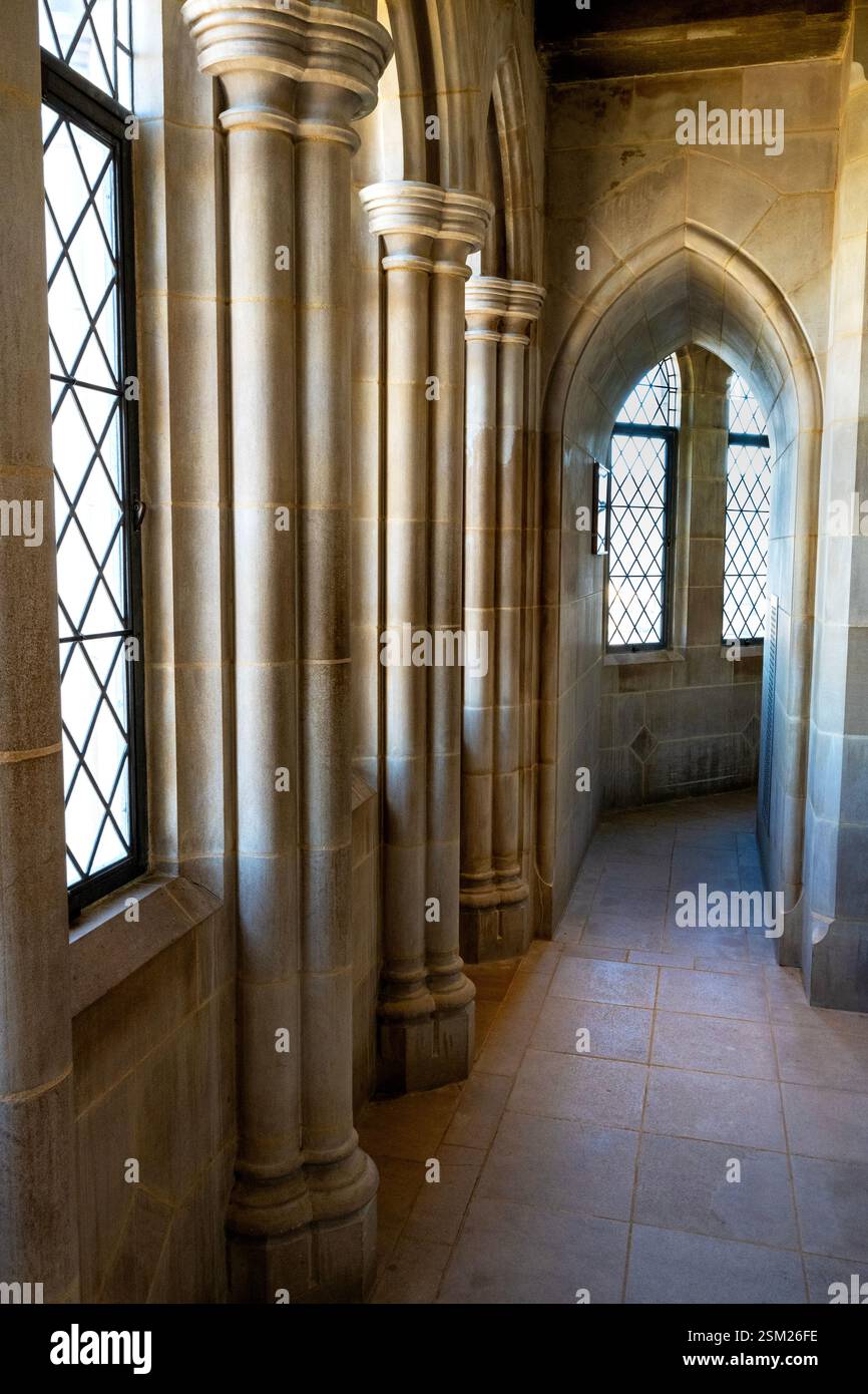 Pilgrim Observation Gallery at the National Cathedral in Washington, D ...